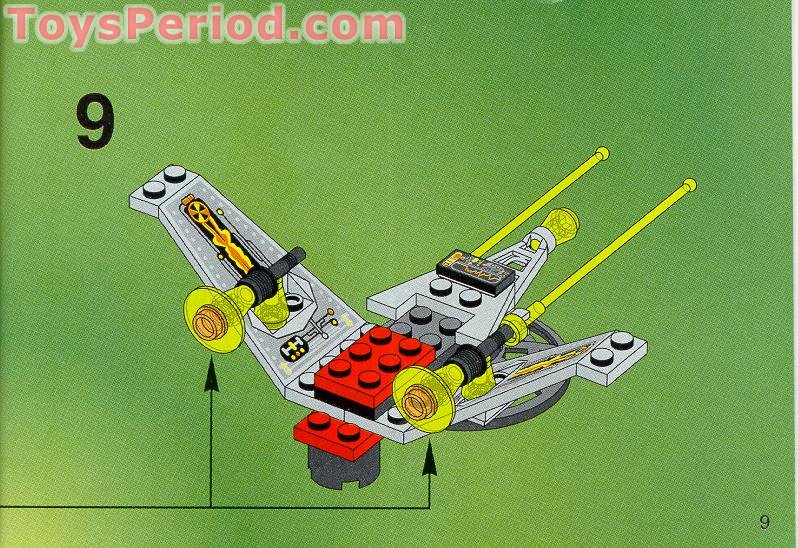 LEGO 6836 V-Wing Fighter Instructions and Parts List