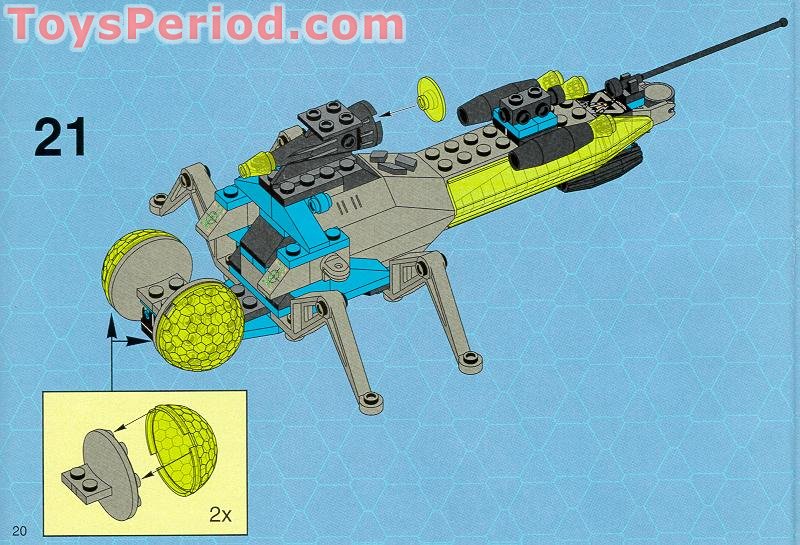 LEGO 6907 Sonic Stinger Instructions and Parts List