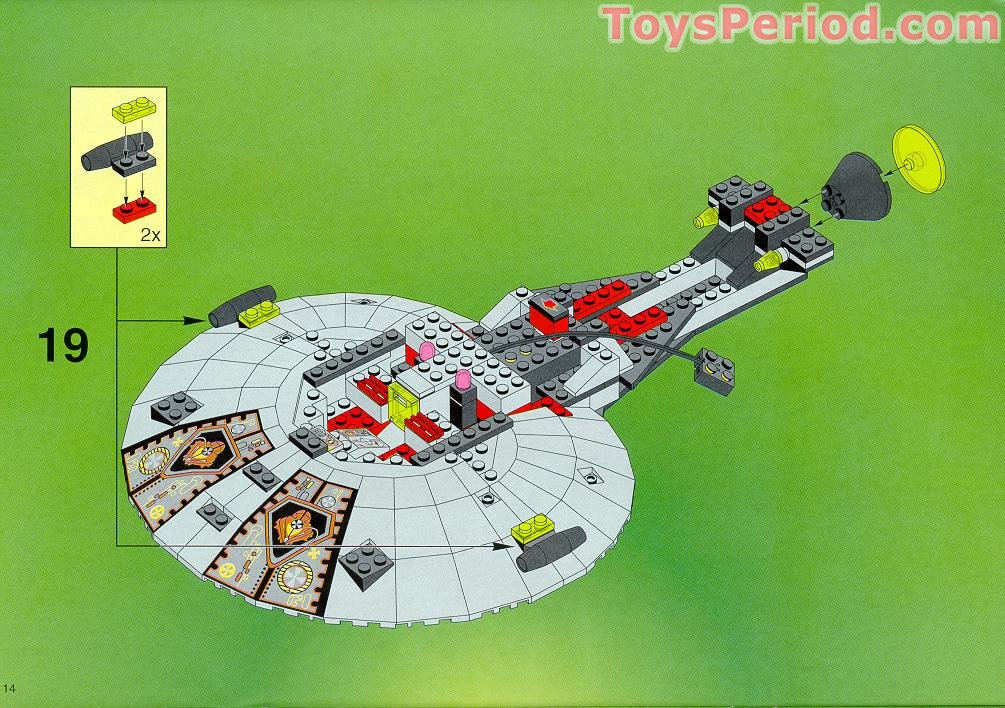 LEGO 6979 Interstellar Starfighter Instructions and Parts List