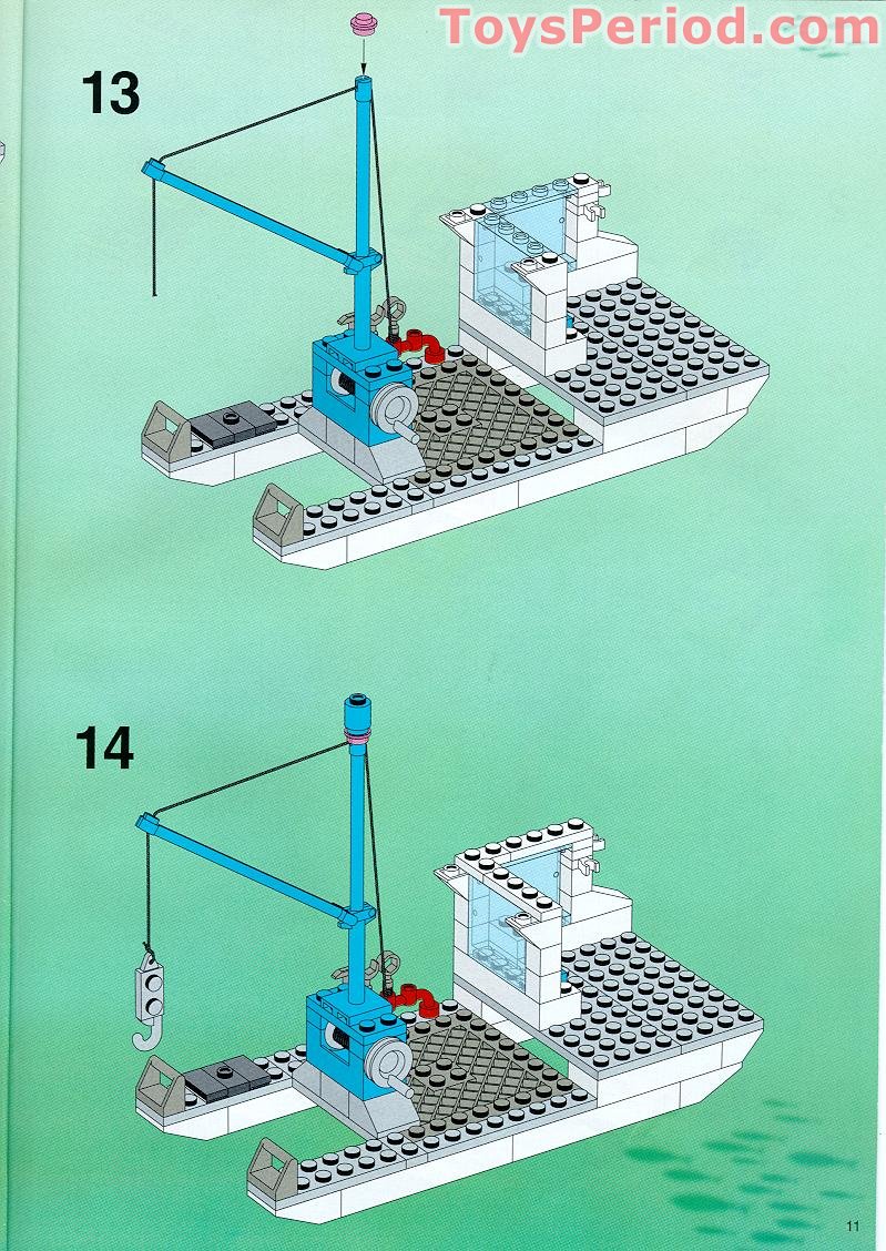 LEGO 6559 Deep Sea Bounty Instructions and Parts List
