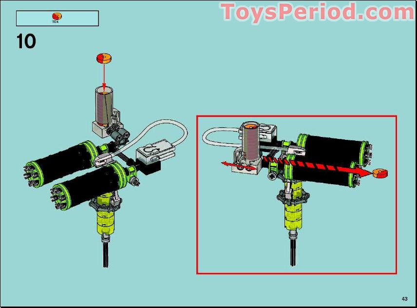 LEGO 7707 Striking Venom Instructions and Parts List
