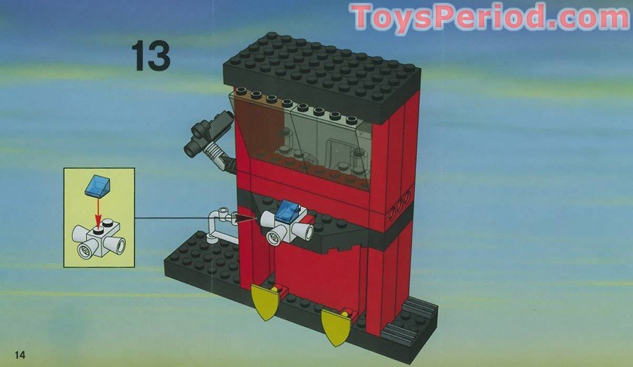LEGO 7240 Fire Station Instructions and Parts List
