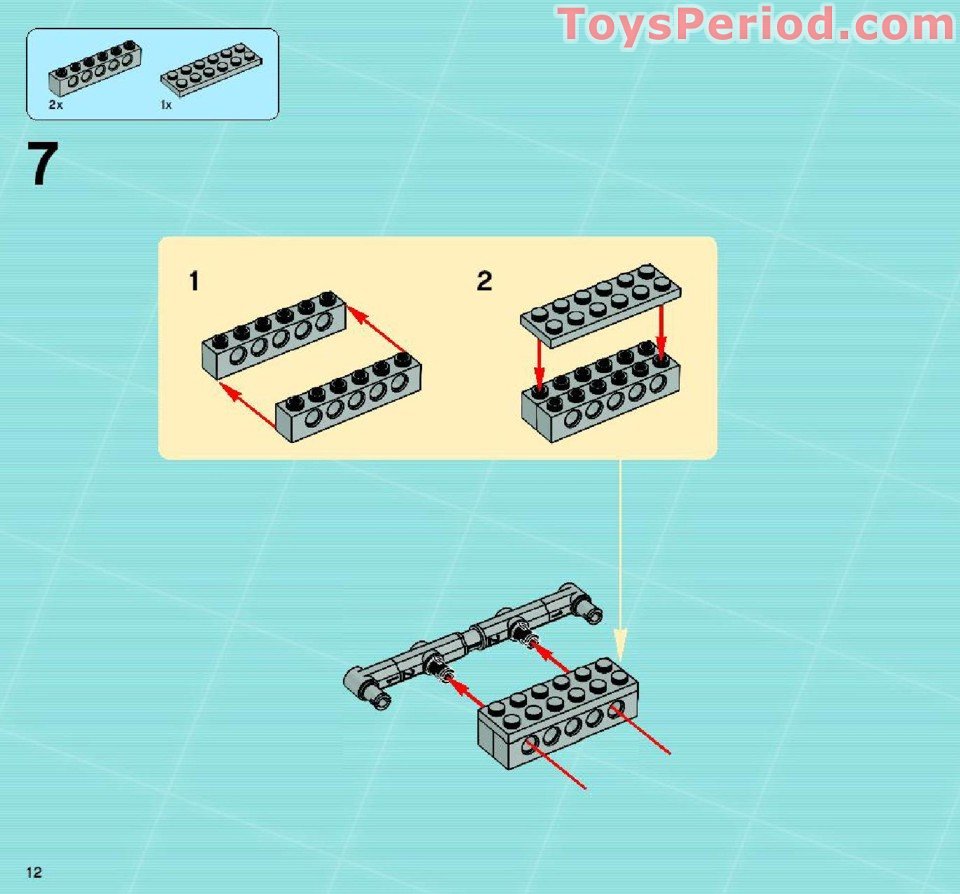 LEGO 8632 Mission 2: Swamp Raid Instructions and Parts List