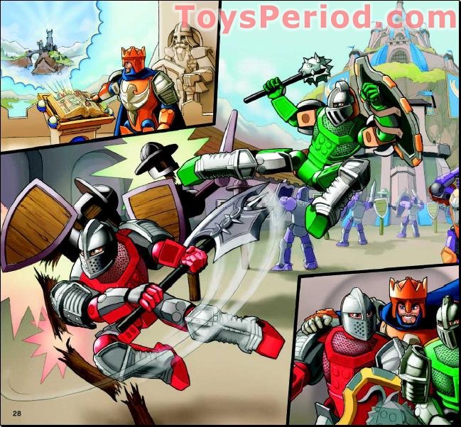 LEGO 8701 King Jayko Instructions and Parts List