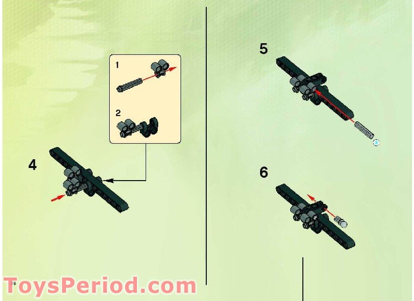 LEGO 8942-1 Jetrax T6 Instructions and Parts List