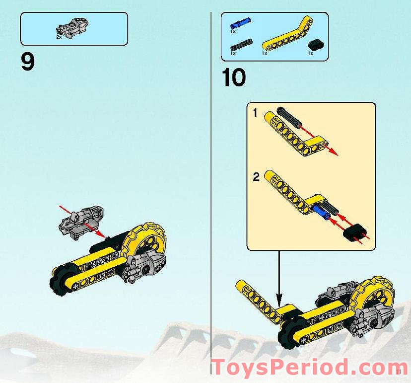 LEGO 8992 Cendox V1 Instructions and Parts List