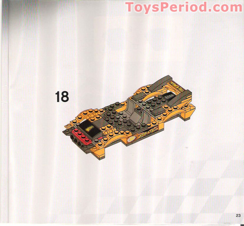 LEGO 8158 Speed Racer and Snake Oiler Instructions and Parts List