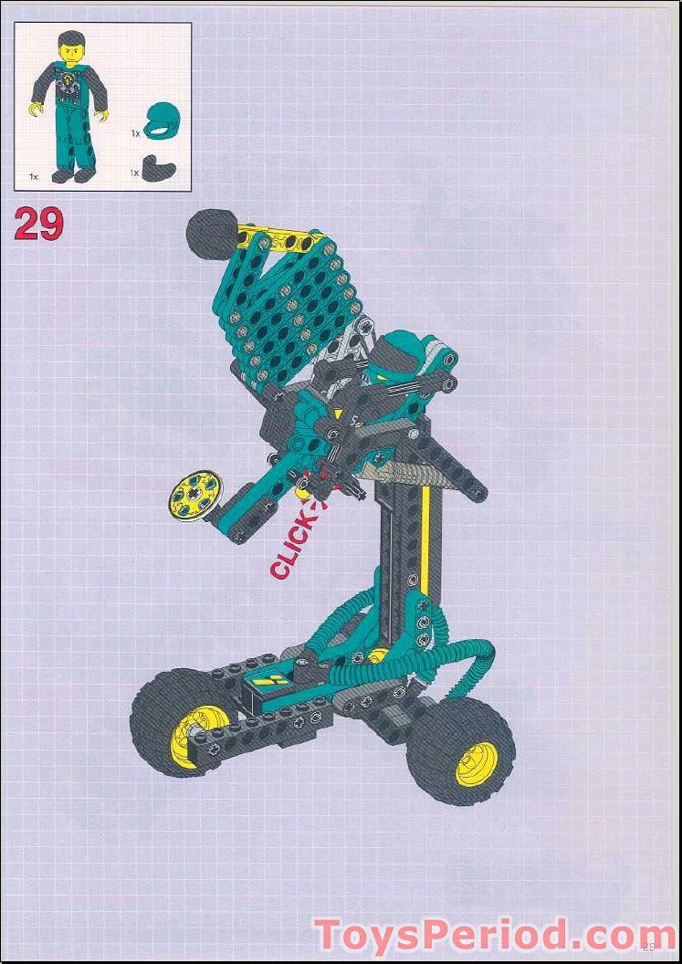 LEGO 8257 Cyber Strikers Instructions and Parts List