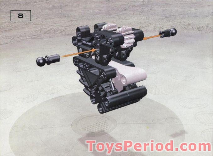 LEGO 8561 Nuhvok Instructions and Parts List