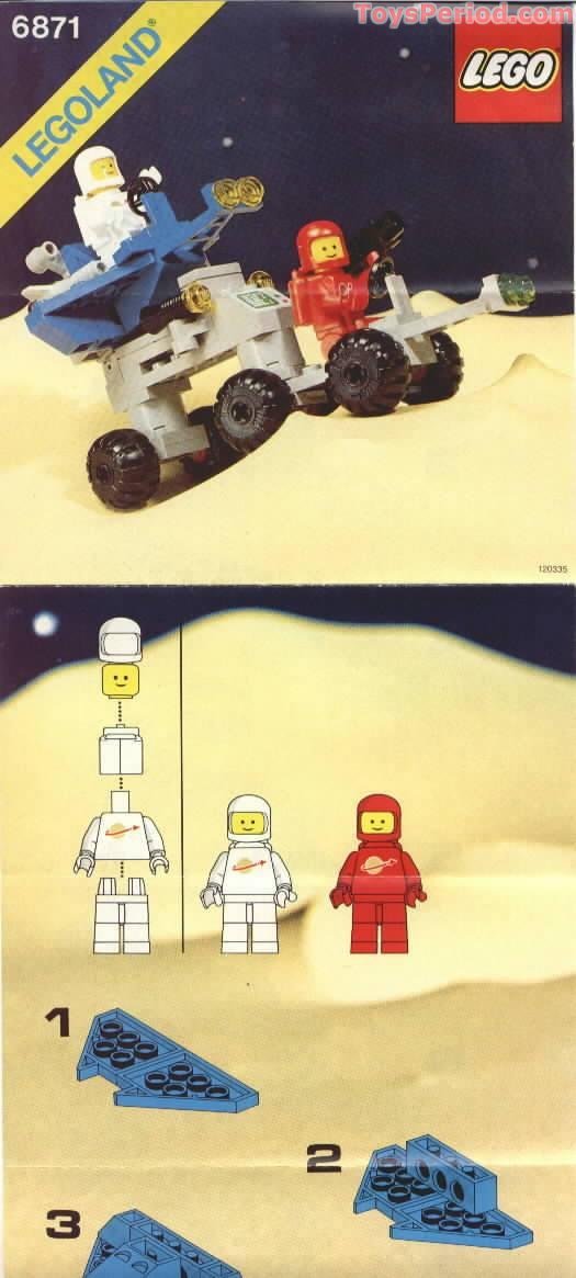LEGO 6871 Star-Patrol Launcher Instructions and Parts List