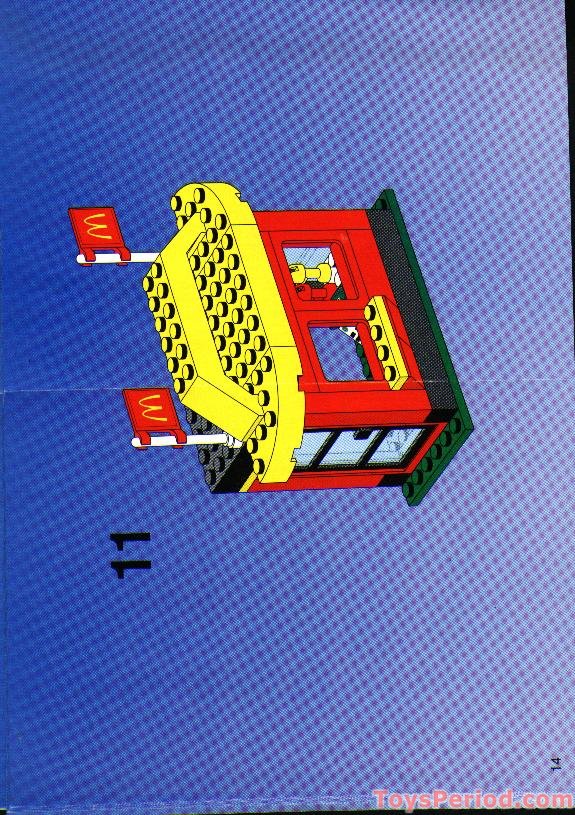 LEGO 3438 McDonald's Promotional Set, LEGO McDonald's Restaurant ...