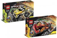 LEGO K8667 Pullback Racer Collection (8667,8670) Set Parts List