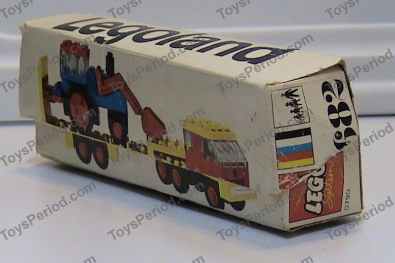 LEGO 682 Low Loader and Tractor Instructions and Parts List