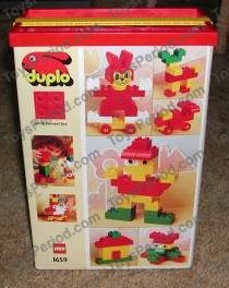 LEGO 1659 Duplo Tote Pack Set Parts List