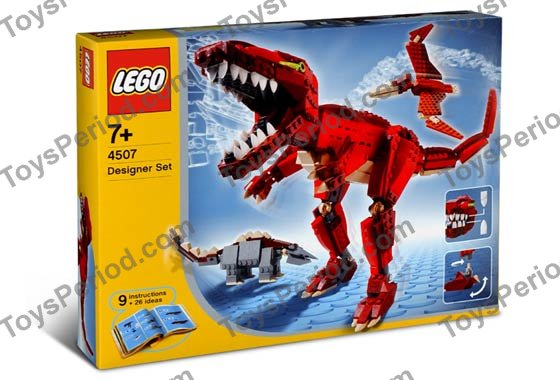 LEGO 4507 Prehistoric Creatures Instructions and Parts List
