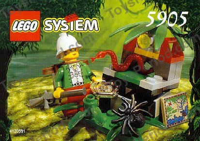 LEGO 5905 Hidden Treasure Instructions and Parts List