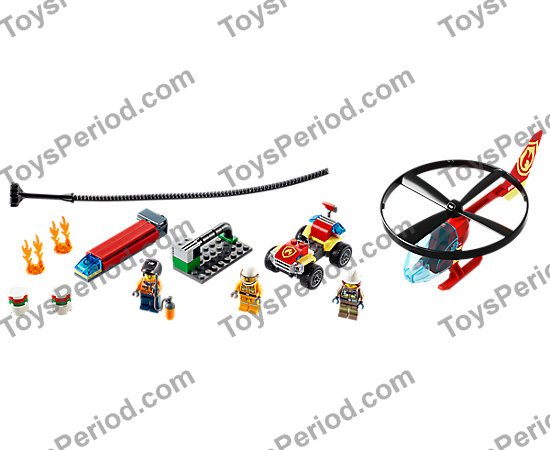 LEGO 60248 Fire Helicopter Response Set Parts List