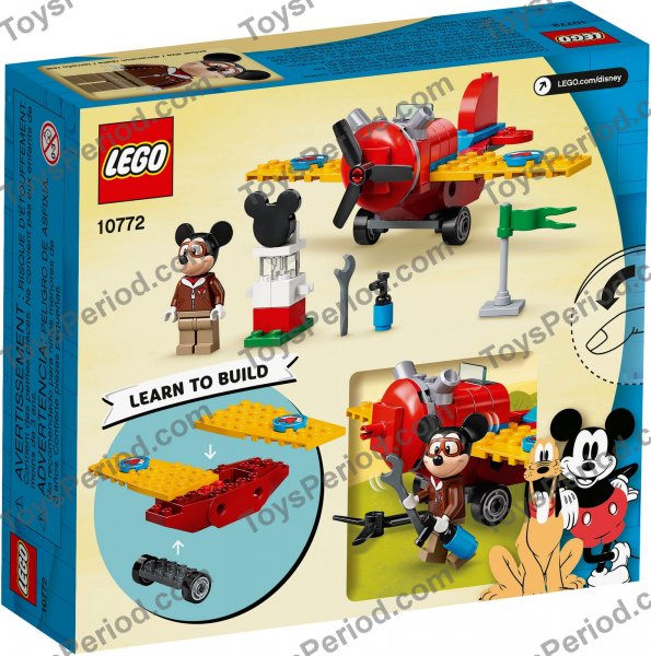 LEGO 10772 Mickey Mouse's Propeller Plane Set Parts List