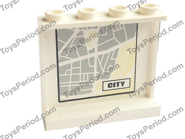 LEGO Sets with Part 4215bpb20 Panel 1 x 4 x 3 with Map Street Pattern 8 ...