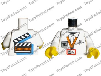 LEGO Sets with Part 973px64c01 Minifig Torso Studios Cameraman ID, Logo ...