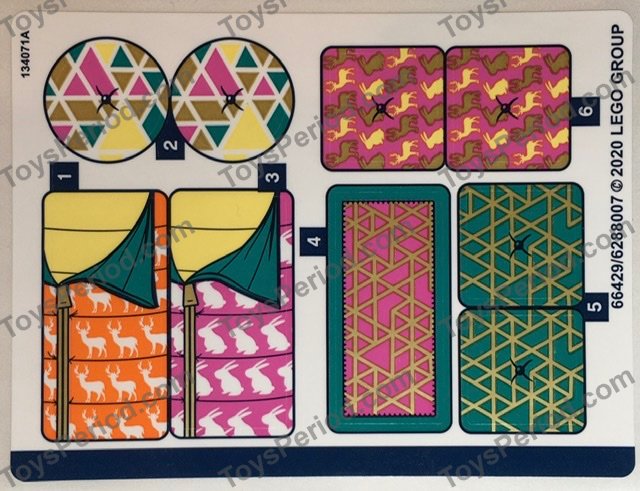 LEGO Sets with Part 41392stk01 Sticker Sheet for Set 41392 - (66429/ ...