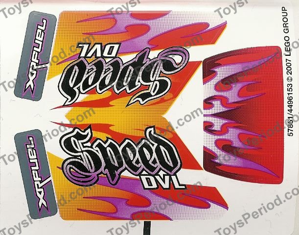 LEGO Sets with Part 8136stk01 Sticker Sheet for Set 8136 - (57851/4496153)