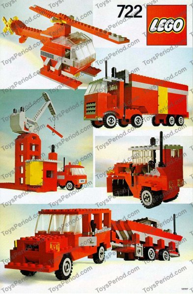 BASIC Sets - LEGO 722 Universal Building Set 309pcs Vintage 1980 Classic