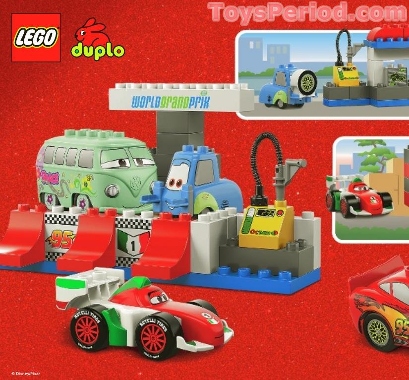 LEGO 5829 The Pit Stop Instructions and Parts List
