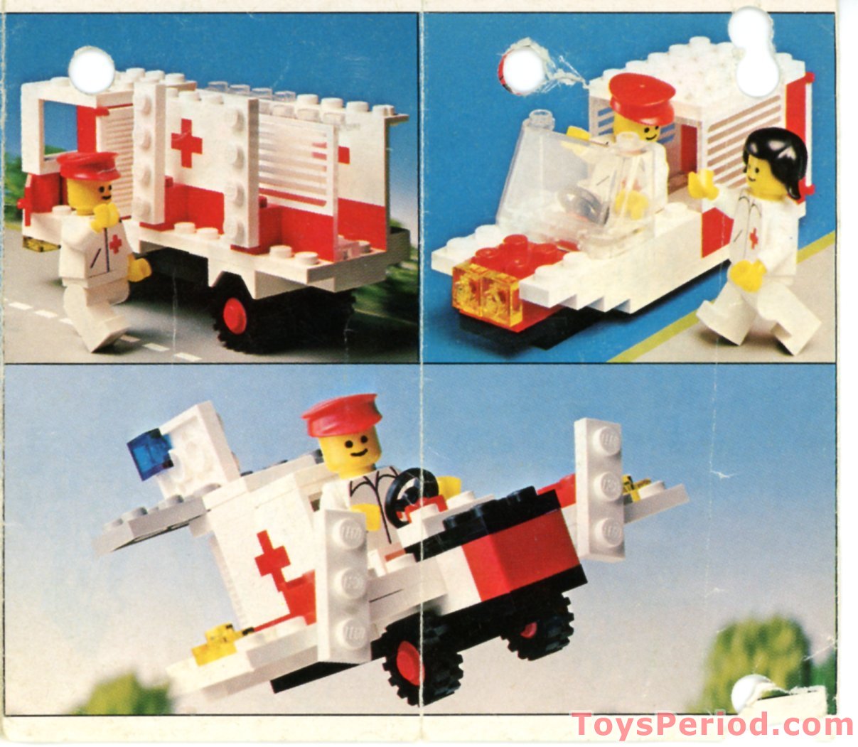 LEGO 6680 Ambulance Instructions and Parts List