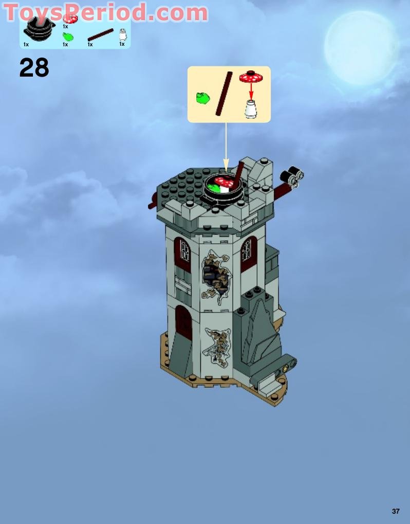 LEGO 9468 Vampyre Castle Instructions and Parts List