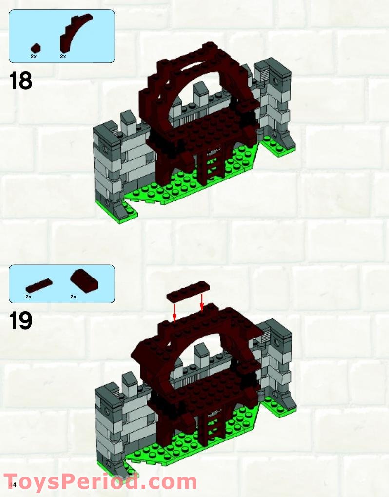 LEGO 10223 Kingdoms Joust Instructions and Parts List