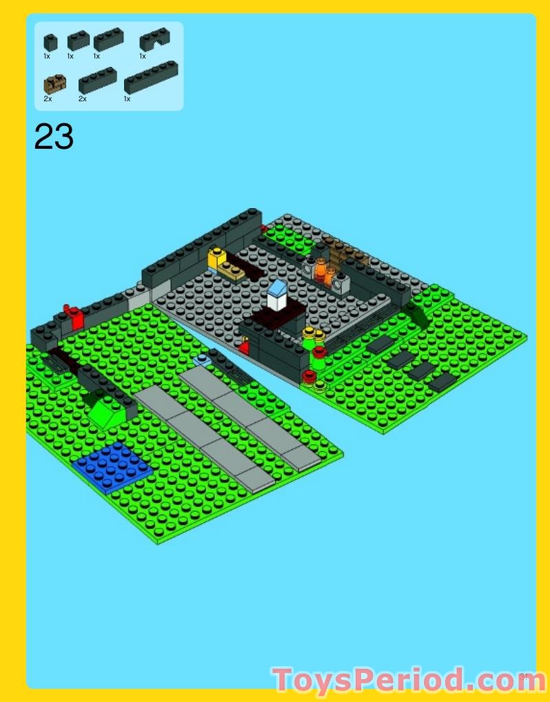 LEGO 31012 Family House Instructions and Parts List