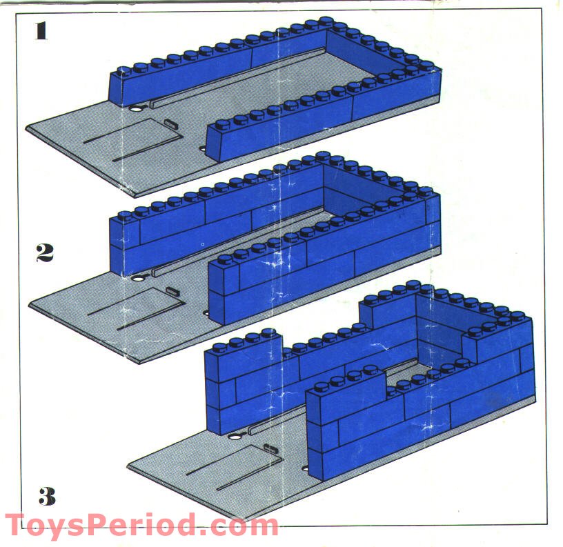 LEGO 348-1 Garage with Automatic Doors Instructions and Parts List