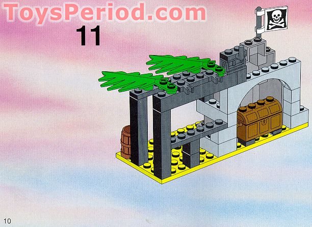 LEGO 1729 Barnacle Bay 3-Set Pack Instructions and Parts List