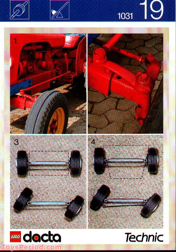 LEGO 1031 Building Instructions for Set 1030 Instructions and Parts List