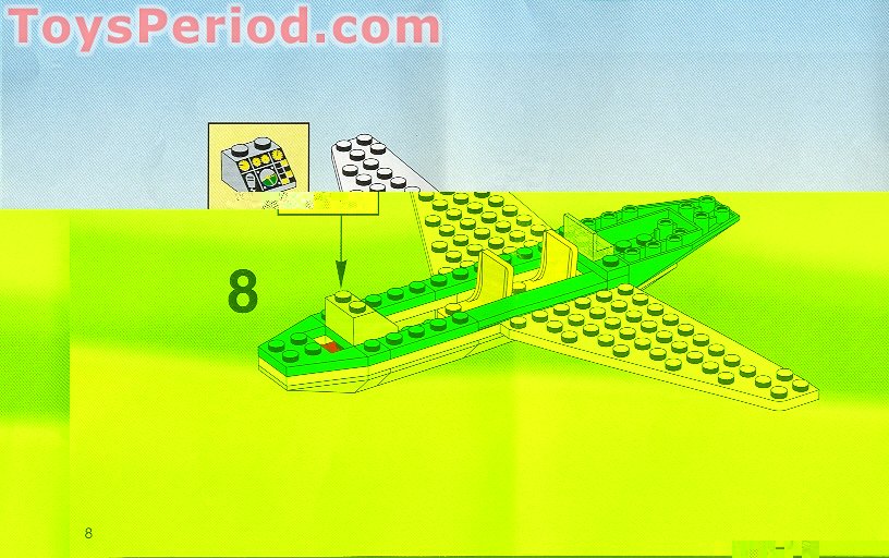 LEGO 2718 Aircraft and Ground Crew Instructions and Parts List