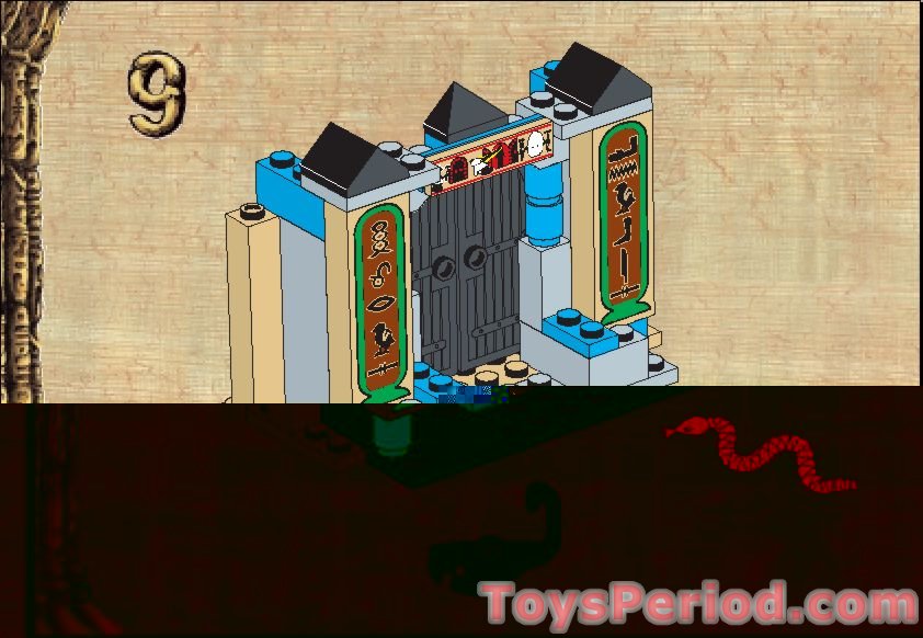 LEGO 2996 Adventurers Tomb Instructions and Parts List