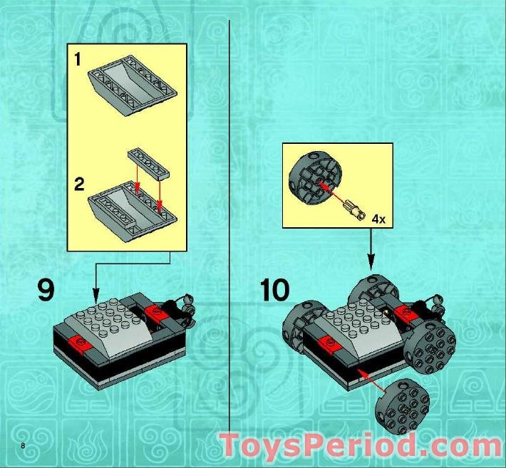 LEGO 3828 Air Temple Set Parts Inventory and Instructions - LEGO ...