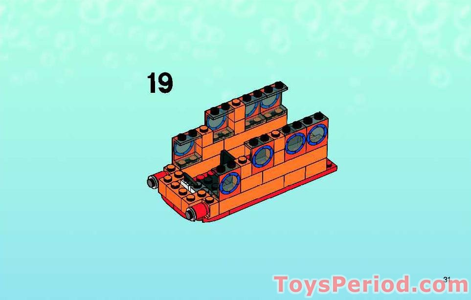 LEGO 3830 Bikini Bottom Express Instructions and Parts List