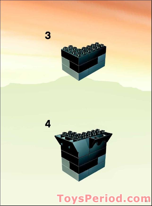 LEGO 4785 Black Castle Instructions and Parts List