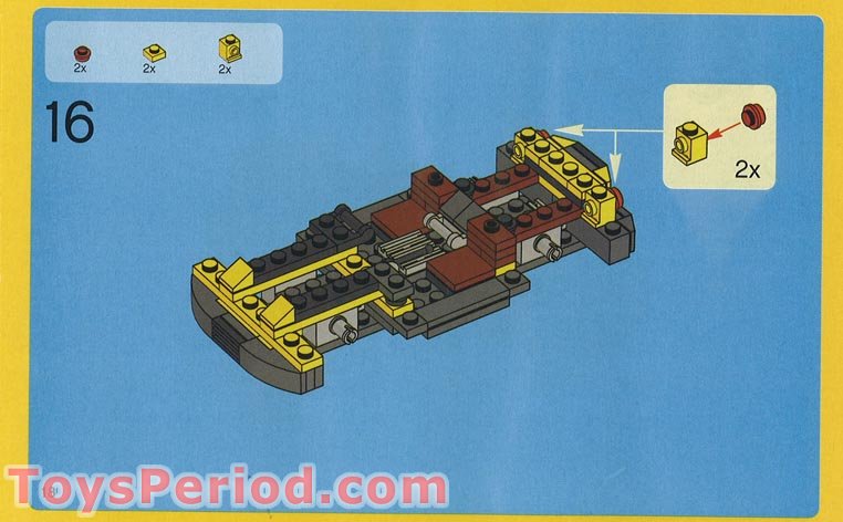 LEGO 4939 Cool Cars Instructions and Parts List