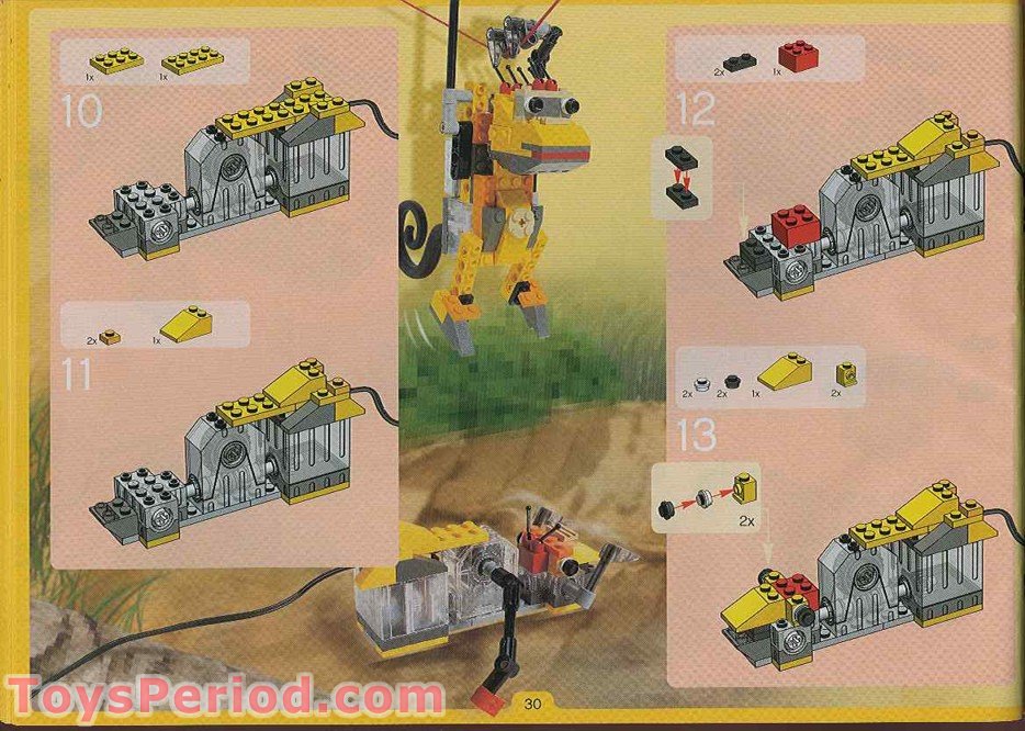 LEGO 4094 Motor Movers Instructions and Parts List