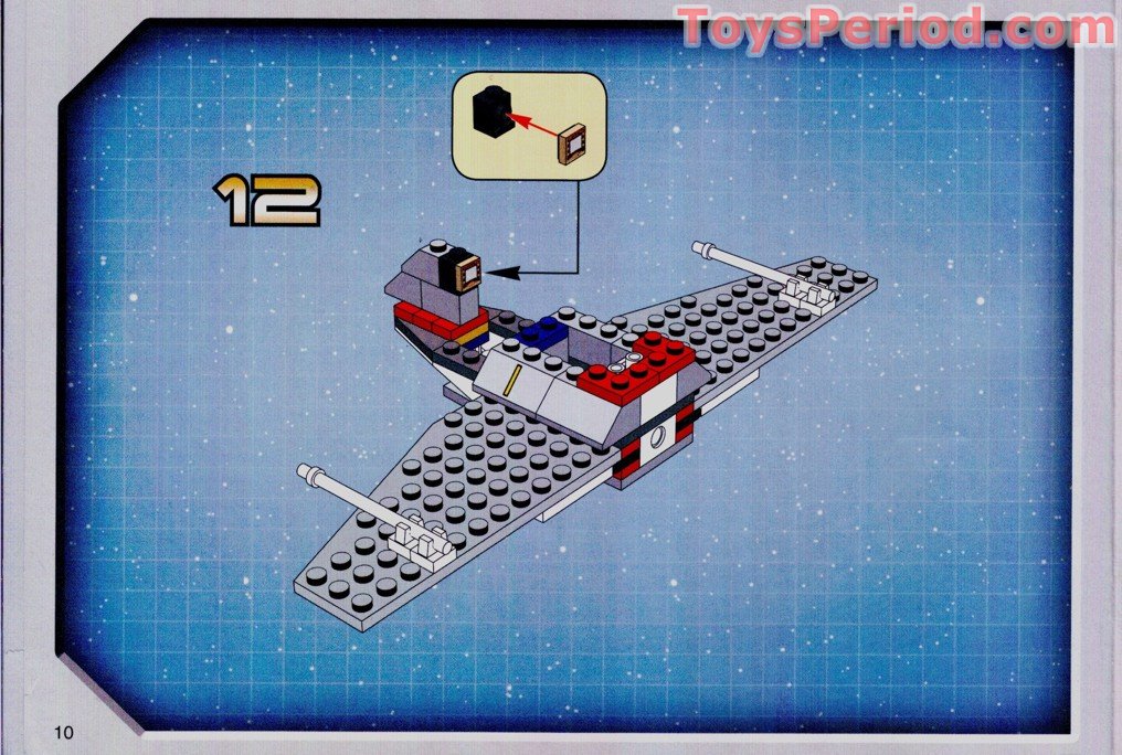 LEGO 4477 T-16 Skyhopper Instructions and Parts List