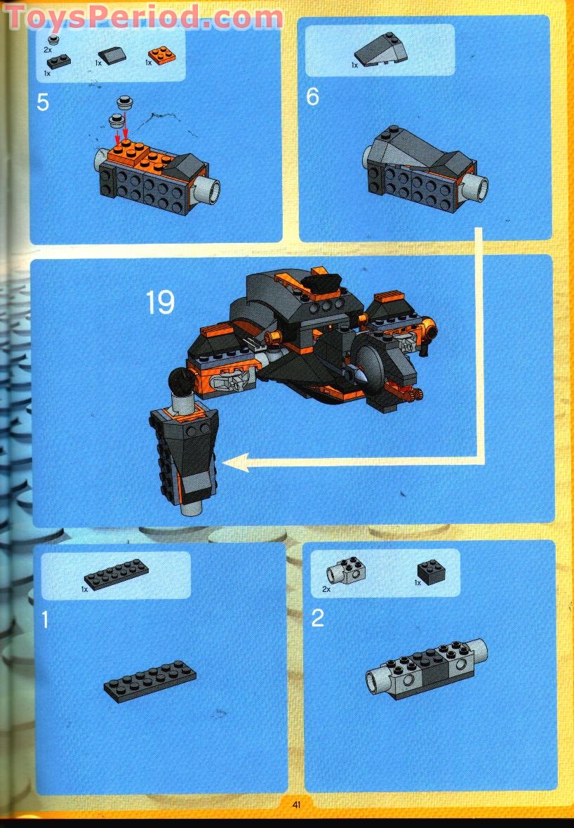 LEGO 4508 Titan Xp Instructions and Parts List