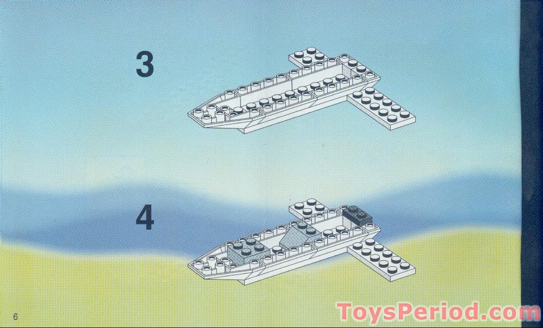LEGO 6341 Gas 'n' Go Flyer Instructions and Parts List