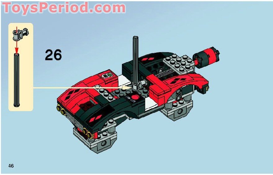 LEGO 7886 The Batcycle: Harley Quinn's Hammer Truck Instructions and ...