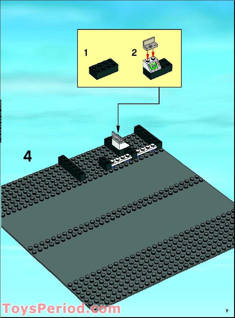 LEGO 7993 Service Station Instructions and Parts List