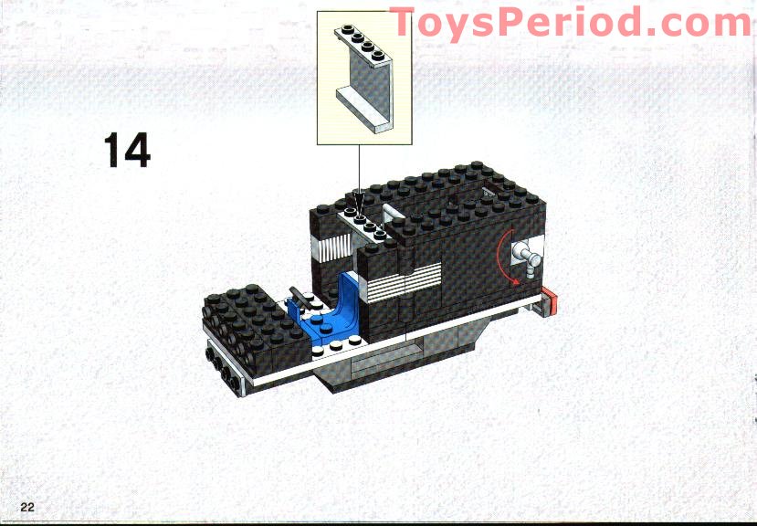LEGO 7033 Armored Car Action Instructions and Parts List