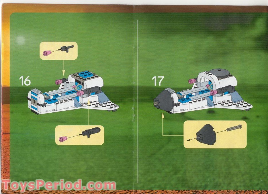LEGO 7315 Solar Explorer Instructions and Parts List
