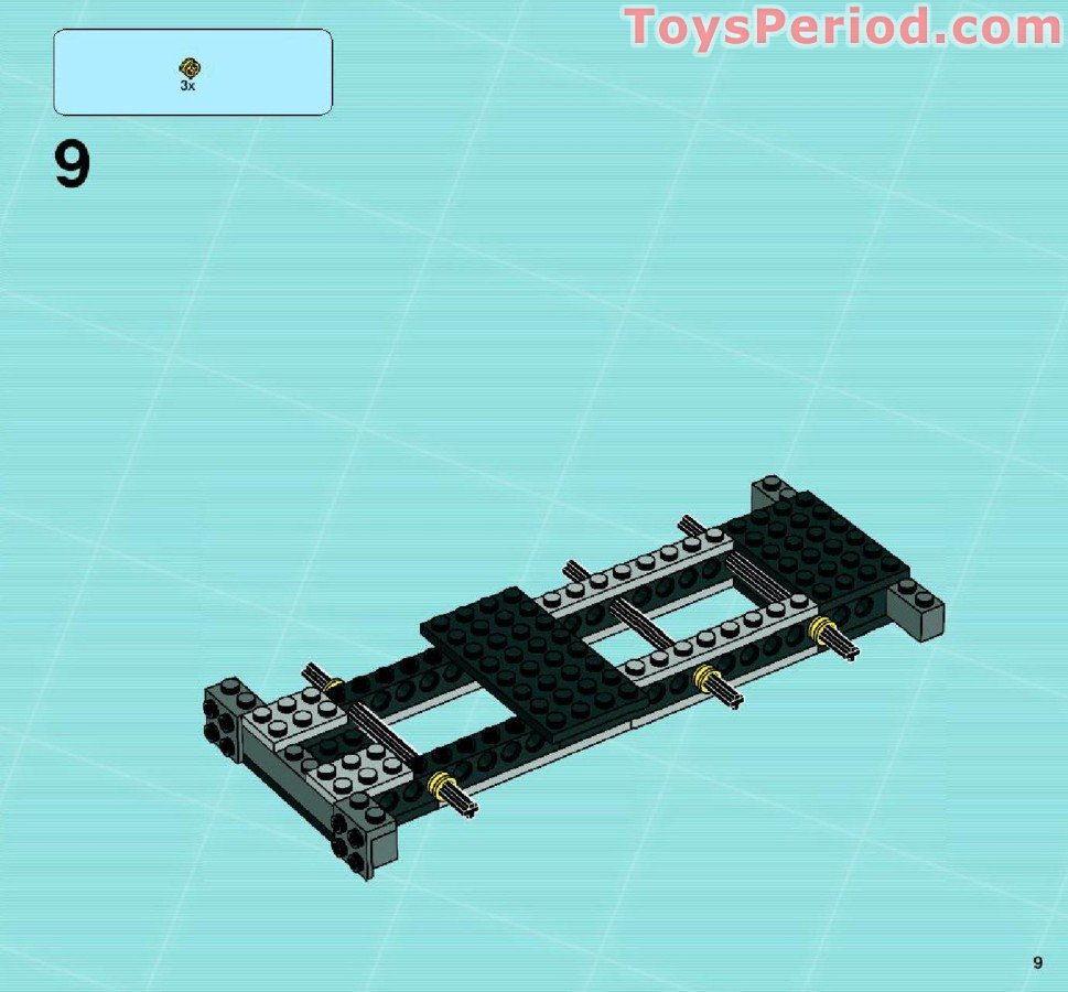 LEGO 8635 Mission 6: Mobile Command Center Instructions and Parts List